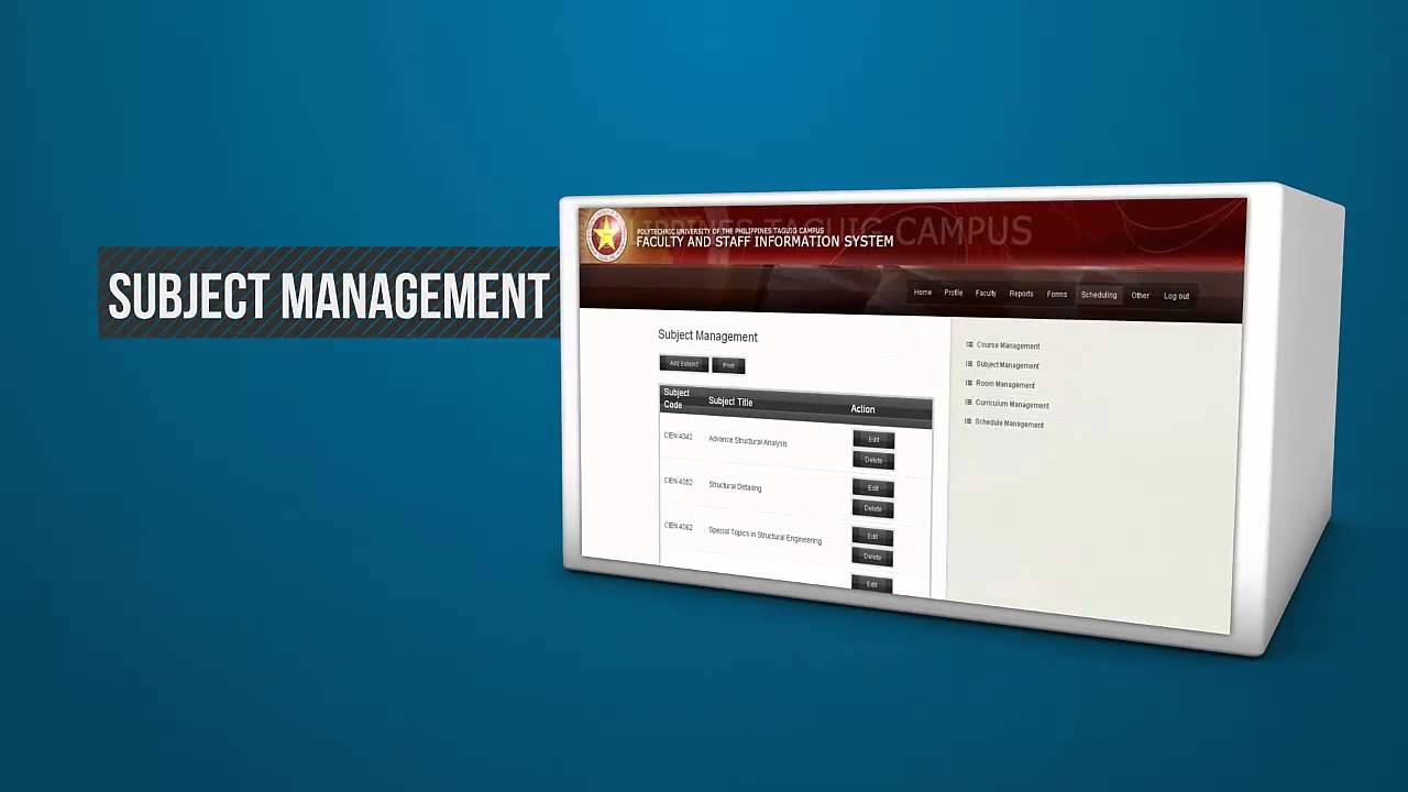 FACULTY and STAFF INFORMATION and SCHEDULING SYSTEM - YouTube