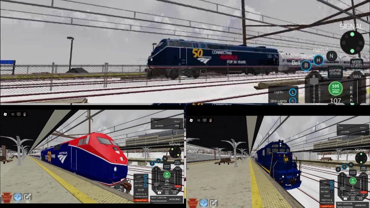railfanning at 3 locations in roblox nec with extreme rareness - YouTube