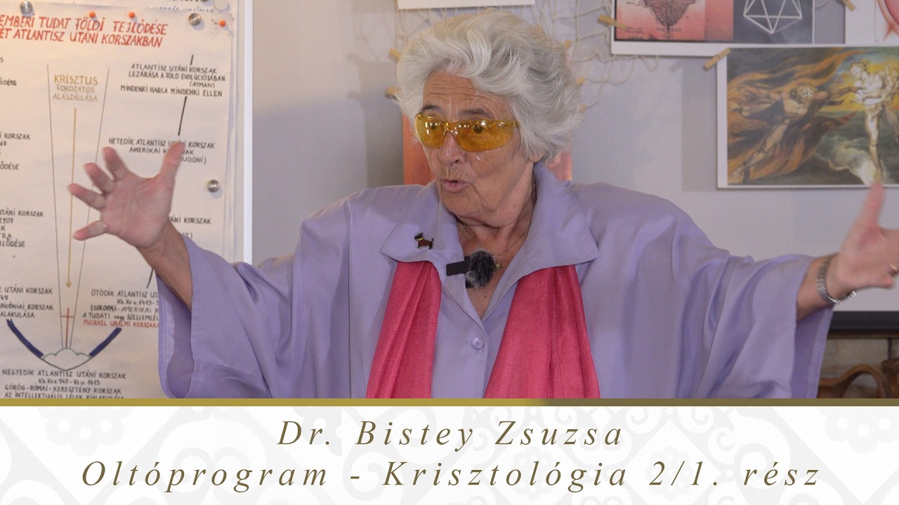 Dr. Bistey Zsuzsa Oltóprogram, Krisztológia 2/1. rész - YouTube