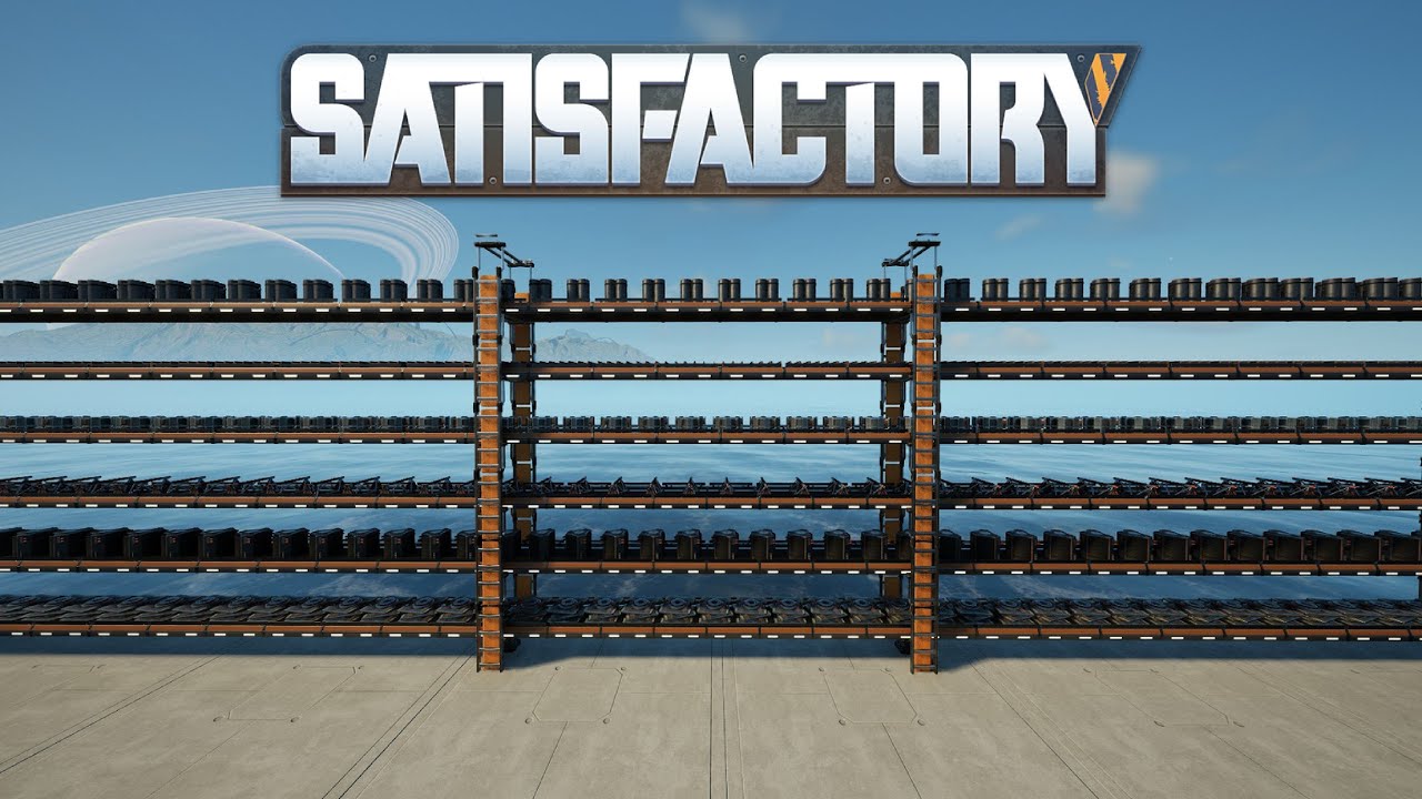 Satisfactory 1.0 - Steel Production and Space Elevator Parts - YouTube