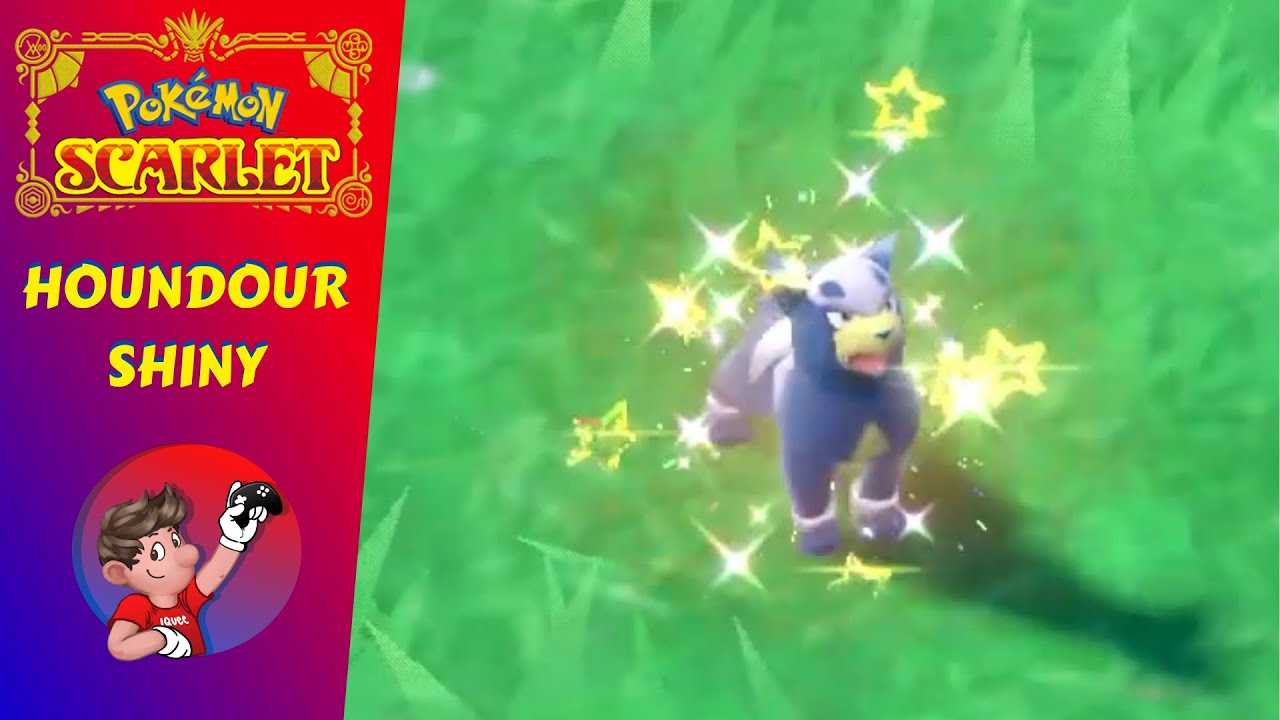 HOUNDOUR SHINY - POKÉMON SCARLET/VIOLET - [PT-BR] - YouTube