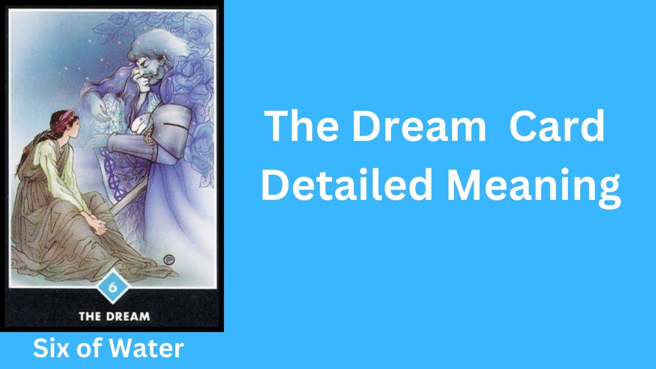 The Dream — Six of Water || Osho Zen Tarot || Learn Tarot With Nidhi ...