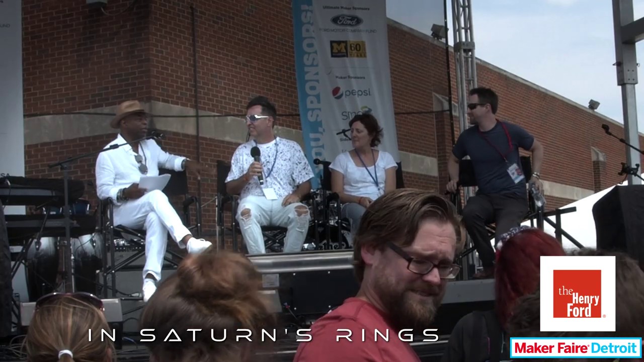 LeVar Burton & In Saturn's Rings team at The Henry Ford for Makerfaire ...
