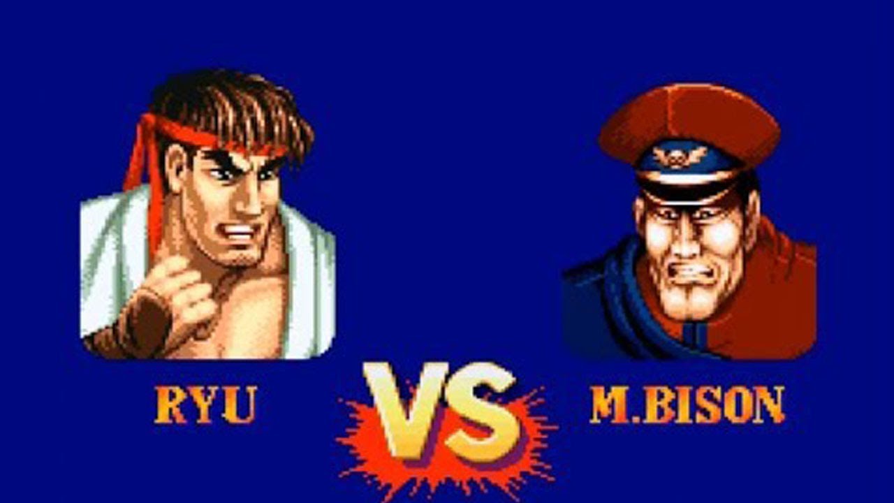 Ryu vs Bison: Doble Knock Out Batalla final // Street Fighter Turbo ...