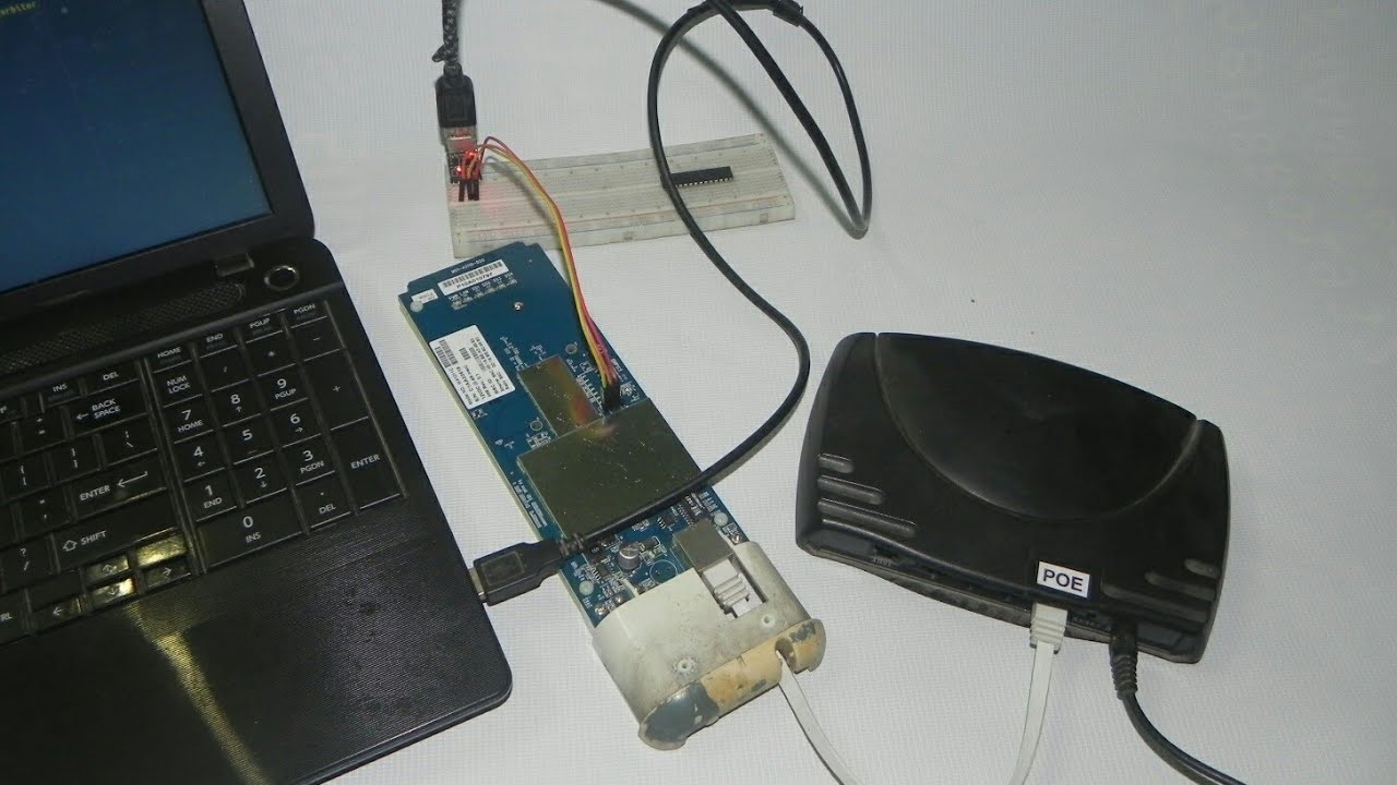 Altai C1 CPE Serial Connection with CP2102 USB to Serial Adapter - YouTube