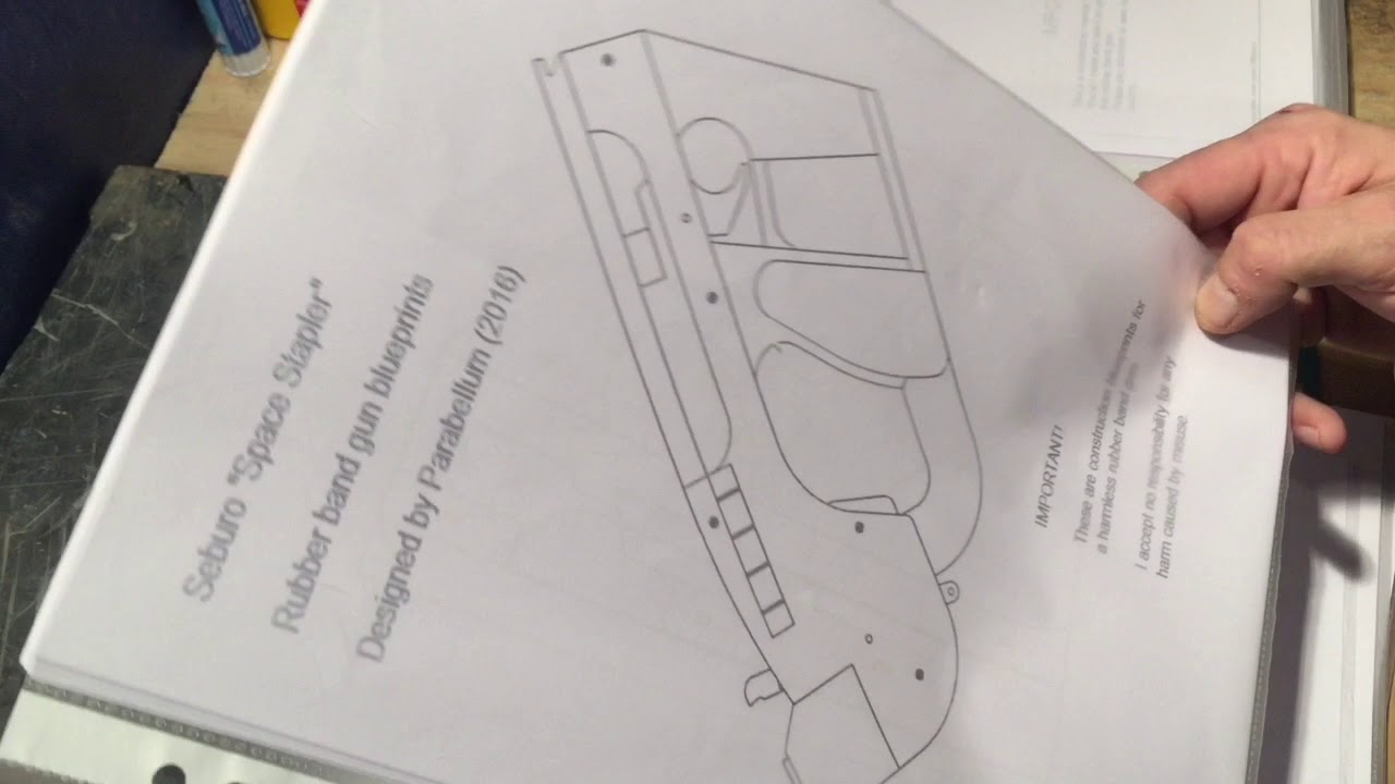 BLUEPRINTS AND PLANS FOR WORKING WOODEN GUNS - YouTube