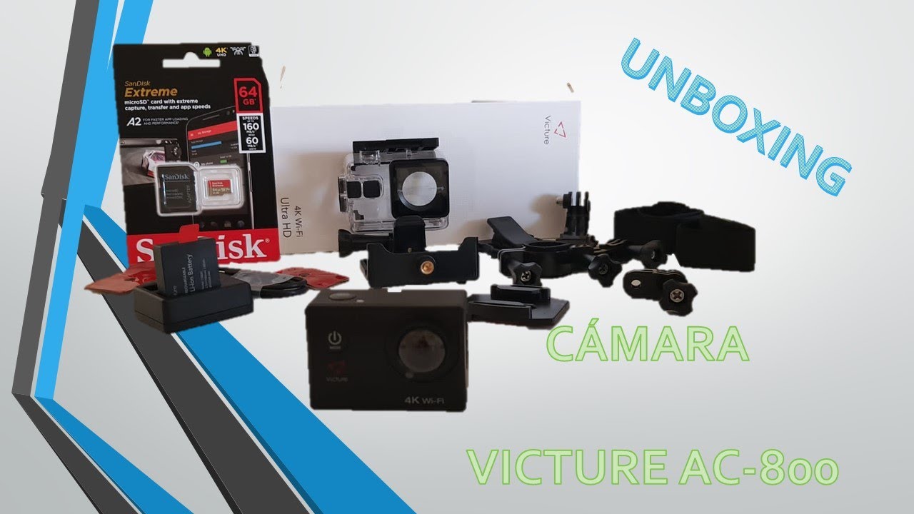 UNBOXING CÁMARA VICTURE AC800 📷 - YouTube