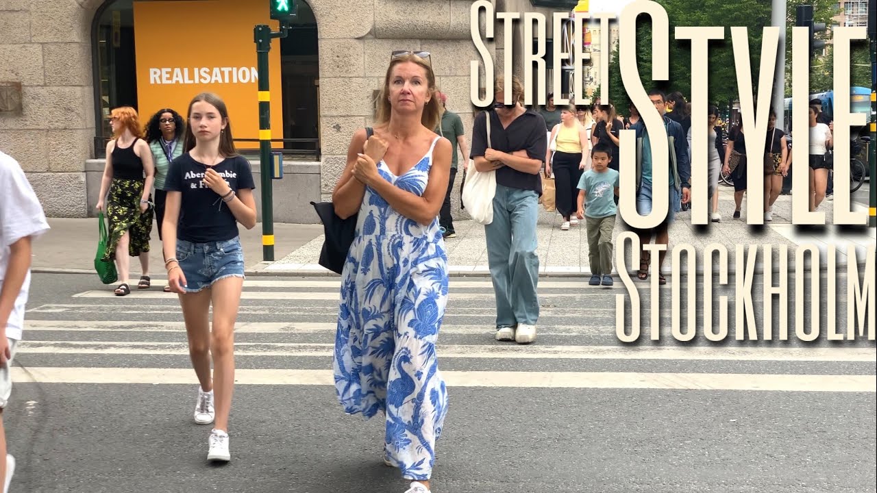 What Are People Wearing in Stockholm | Clothing for the Summer - YouTube
