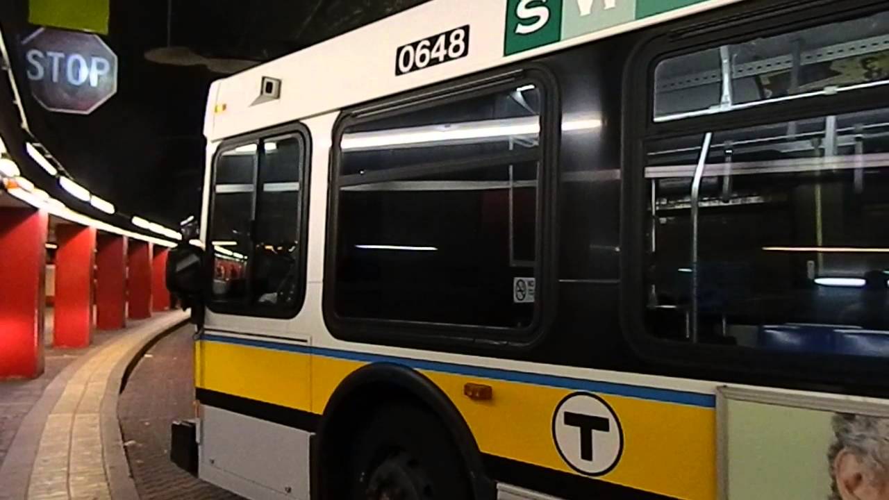 MBTA 2006 New Flyer D40LF #0648 on Route 96 @ Harvard Station - YouTube
