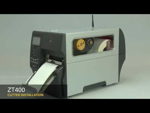 Zebra ZT400 Series Cutter Option Installation - YouTube