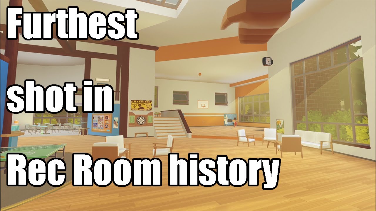 FURTHEST BASKETBALL SHOT IN REC ROOM HISTORY Rec Room Vr gameplay - YouTube