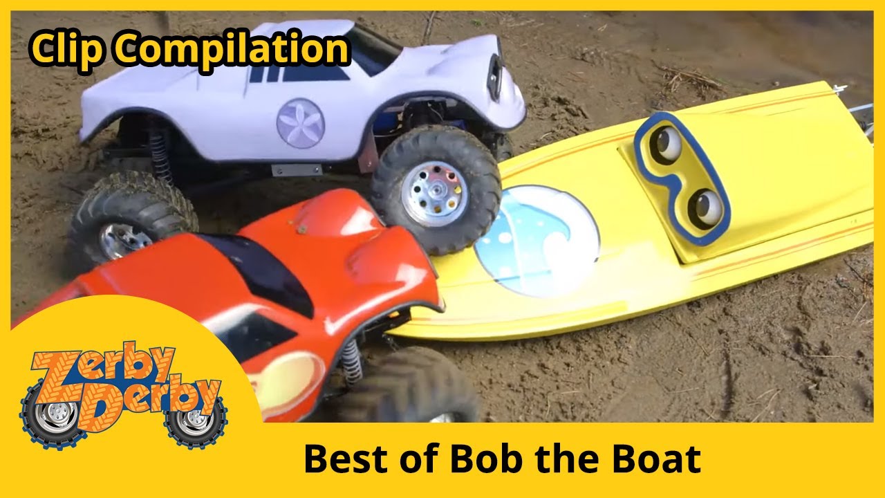 Zerby Derby |🚤| BOB THE BOAT VS. THE BEACH |🏖️| Best of Bob the Boat ...