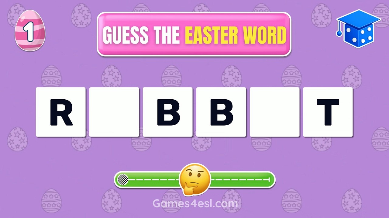 Guess the Easter Words Without Vowels 🐣 | Easter Guessing Game - YouTube
