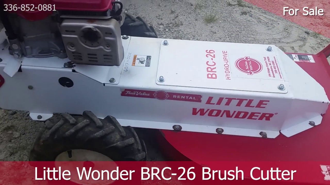 Little Wonder BRC 26 Brush Cutter for sale in Greensboro - YouTube