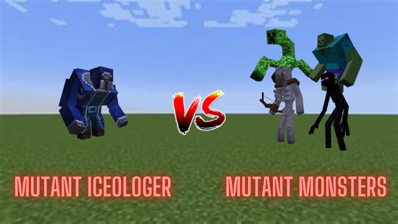 Mutant Iceologer Vs. Mutant Monsters - YouTube