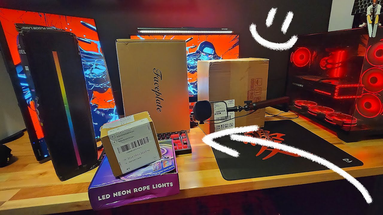 Mega Unboxing de Decorações pro SETUP! - YouTube