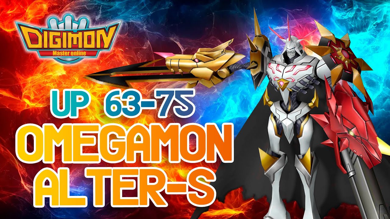 UPANDO OMEGAMON - LVL 63 ATÉ 75 l AlterS l Digimon Masters Online - YouTube