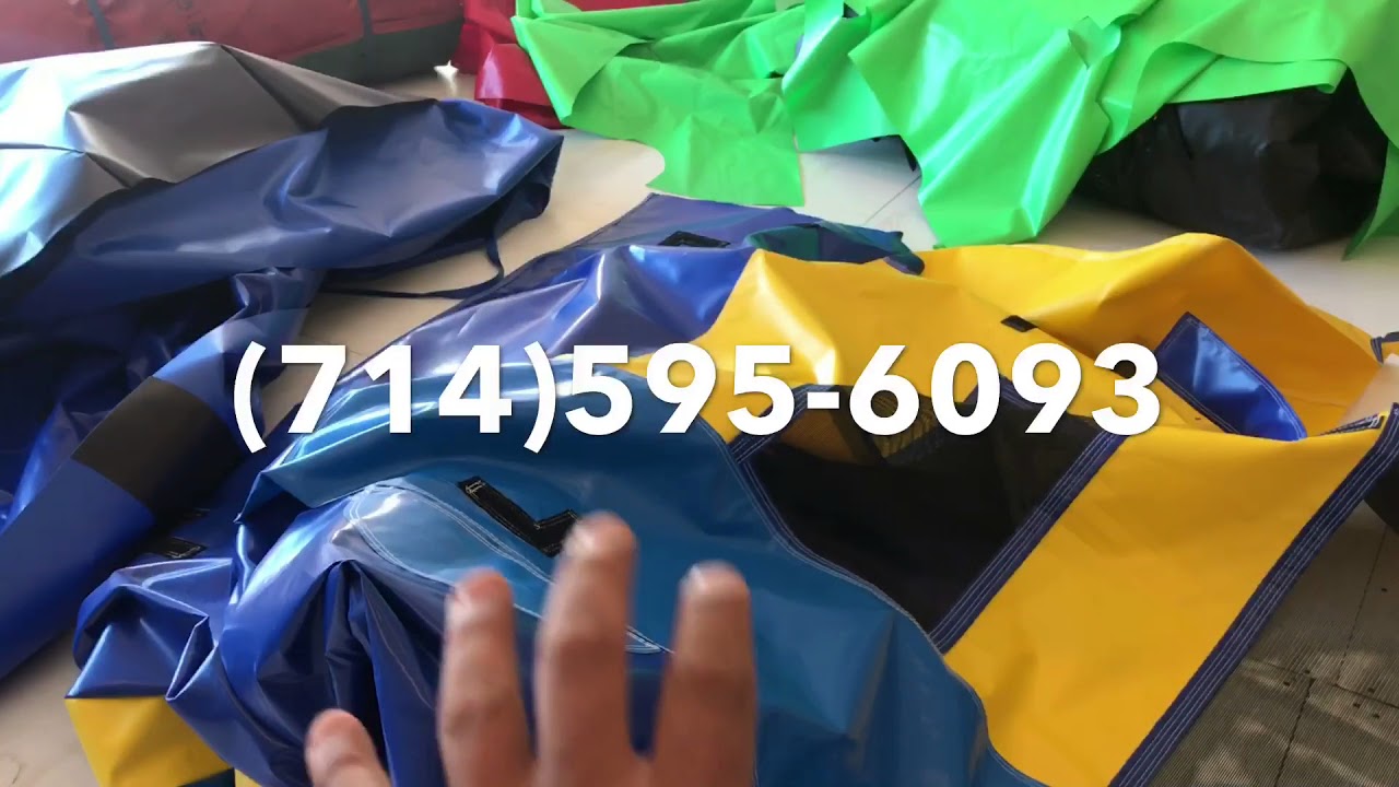 Making an Inflatable Bounce House - Fabricacion de inflables - YouTube