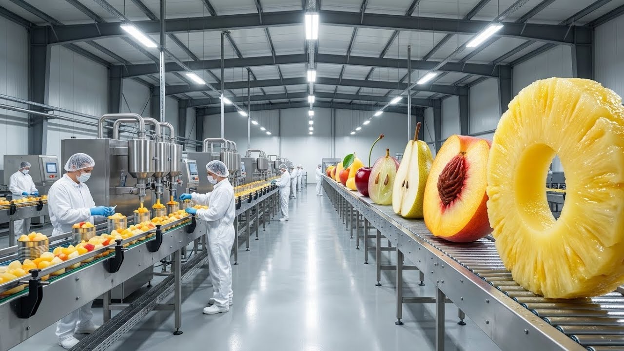 Inside a Modern Fruit Cocktail Plant: From Mixed Fruits to Canned Fruit ...