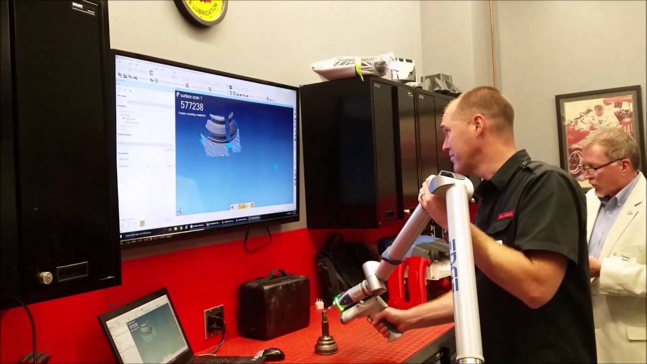 SEMA Garage demonstrations: Emissions and scanning - YouTube