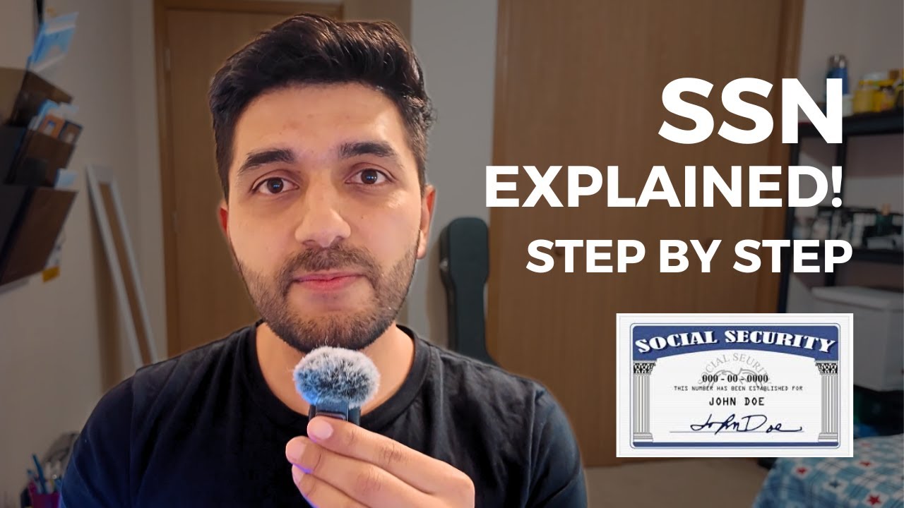 How to apply for SSN | Step by Step | Explained! | PhD, Masters ...