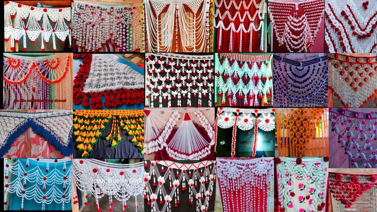 Gate parda collection| toran design | #gatepardadesign #woolencraft ...