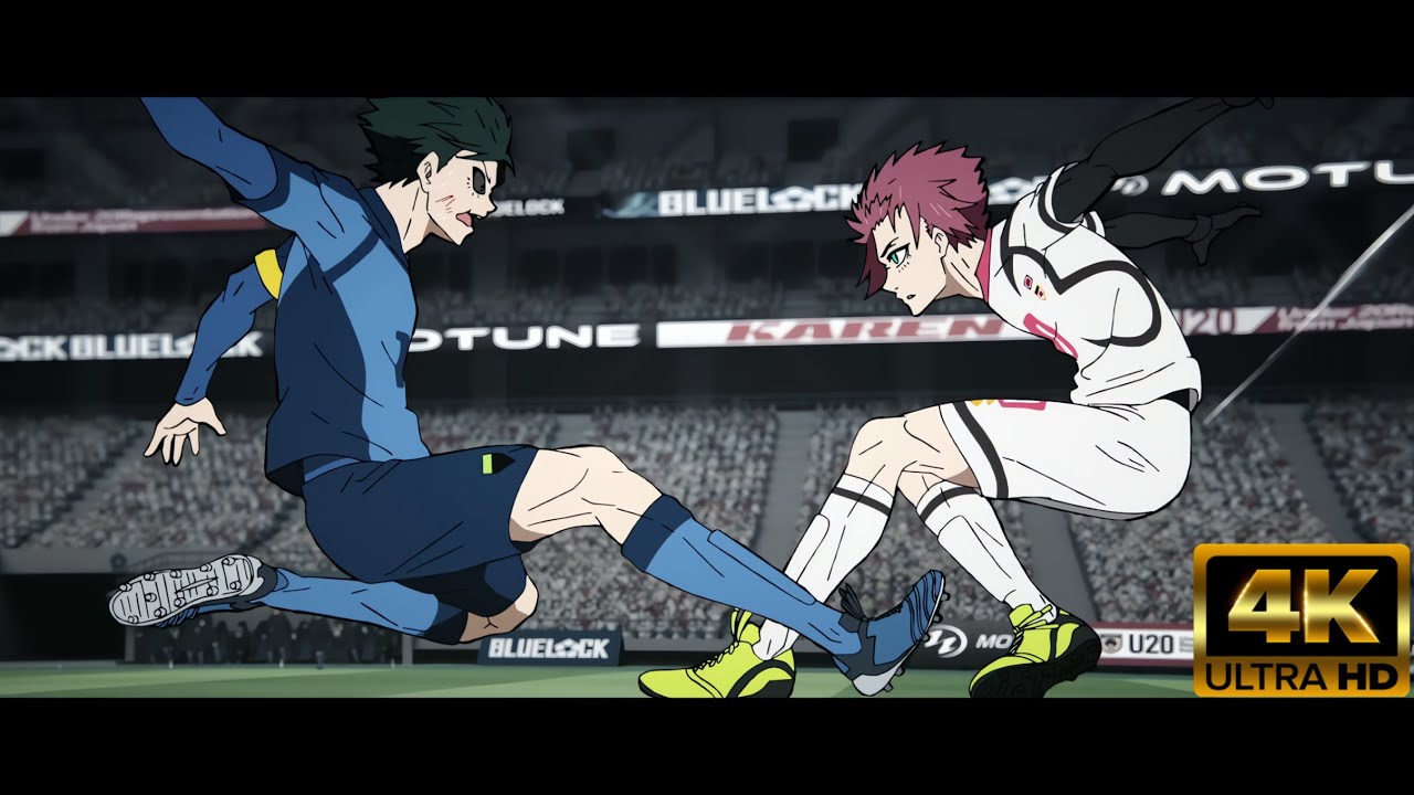 Blue Lock Final Matchup 4K - Rin vs Sae S2 EP14 - YouTube