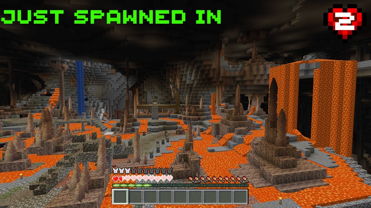 I created the most DANGEROUS starter base in Minecraft - YouTube