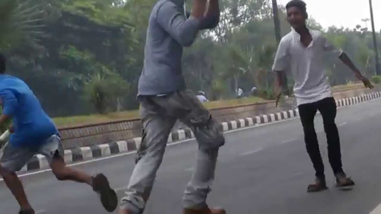 Hitting people with Rod - YouTube