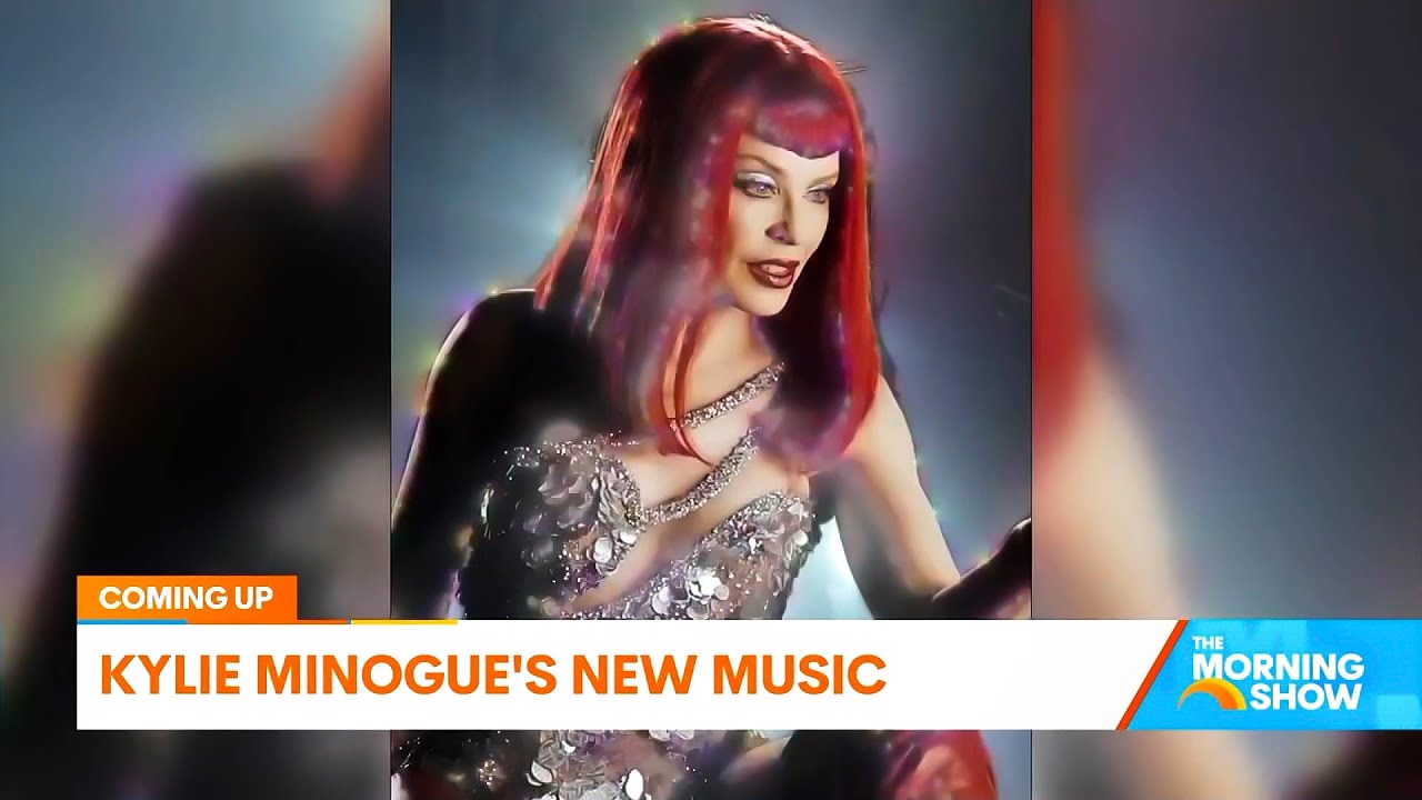 Kylie Minogue Releases Single Tension The Morning Show 2023 Youtube