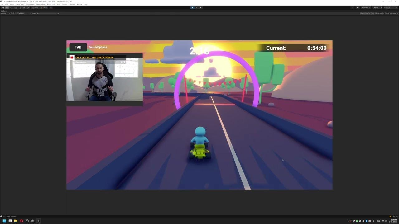 MediaPipe Unity Plugin Controlling a car game - YouTube