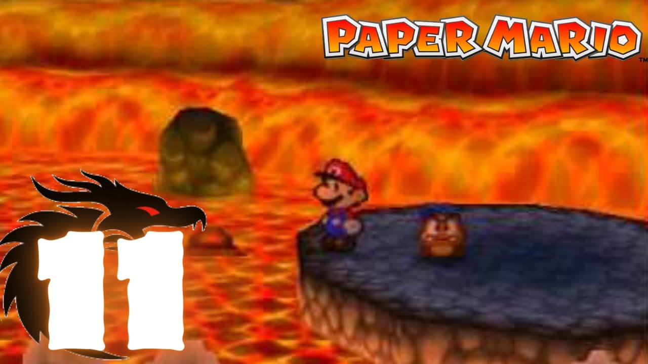 Paper Mario ep11 on plonge dans le volcan - YouTube