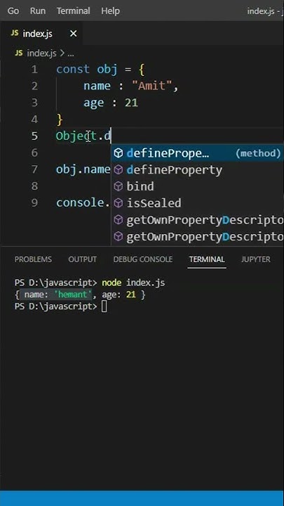 How To Make Object Key Value Immutable Javascript Shorts Youtube