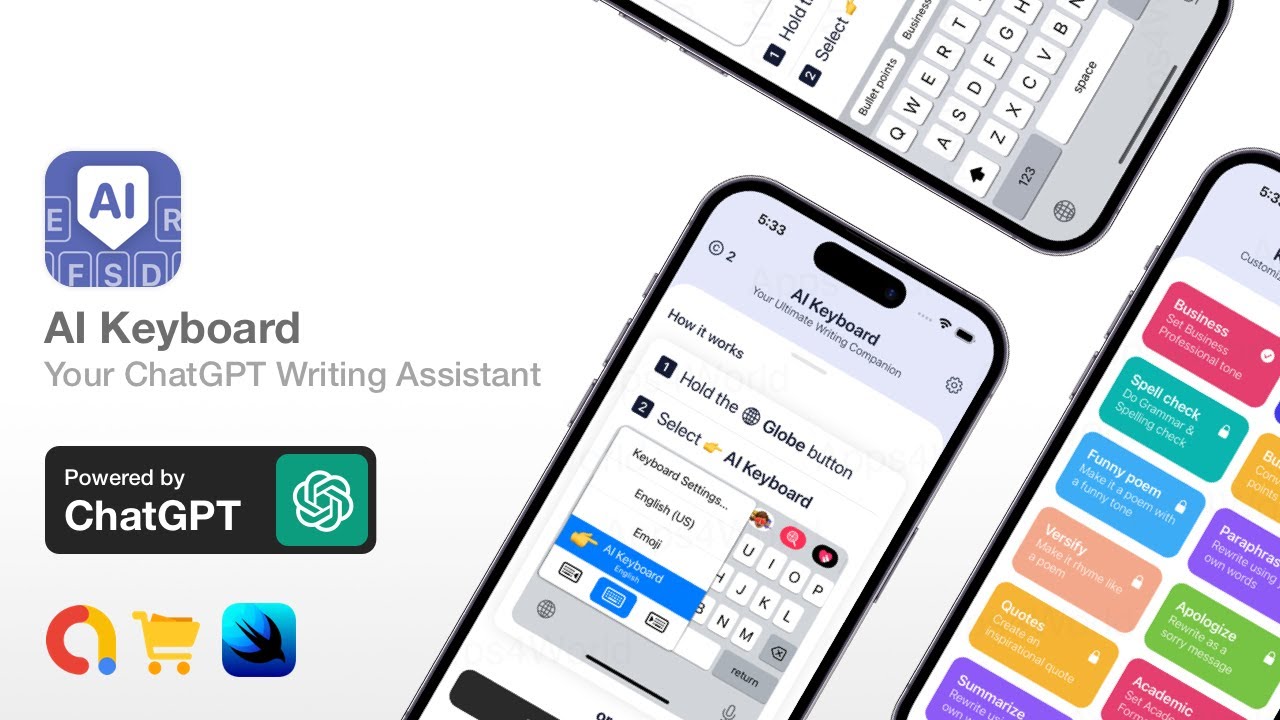 Ai Keyboard Chatgpt Keyboard Source Code Swiftui Full Xcode Project 0149
