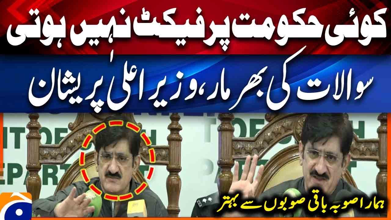No government is perfect | Murad Ali Shah | Breaking News - YouTube