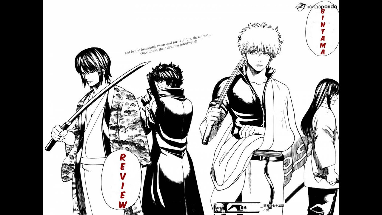 Gintama Chapter 573 Review- The Joui 4 Is Back! - YouTube