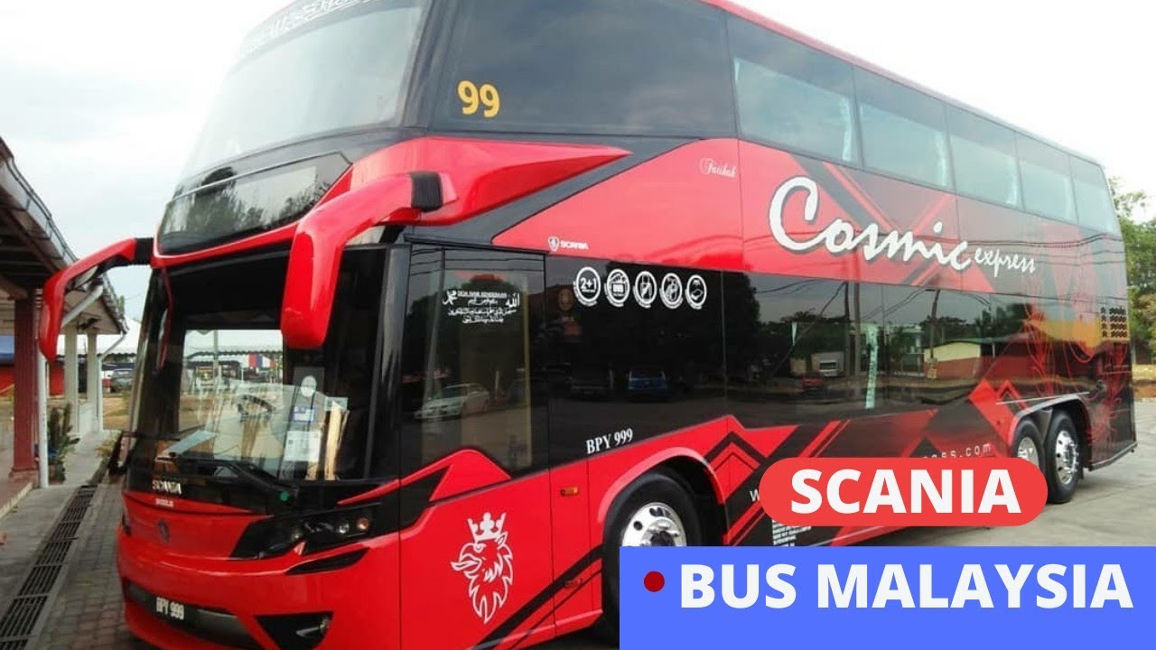 bus scania, cosmic express malaysia - YouTube