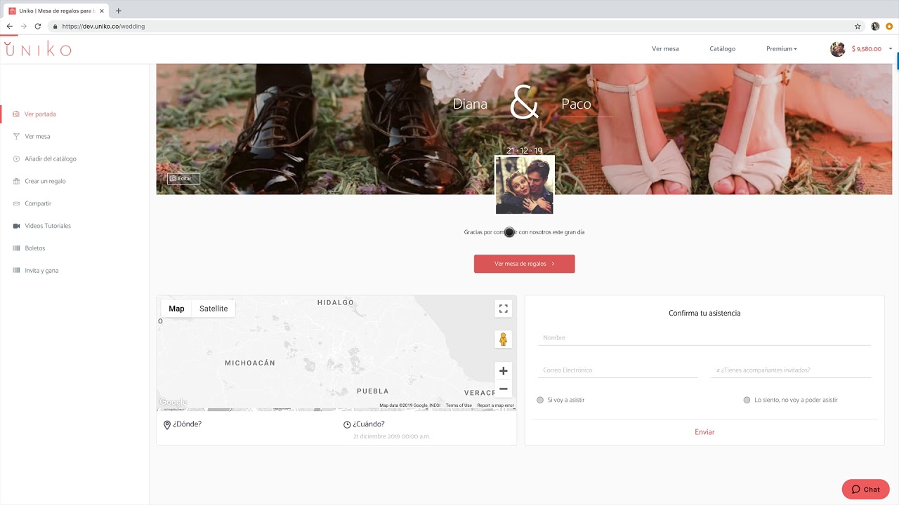 ¿Cómo personalizar tus fotos en uniko la mesa de regalos de boda? - YouTube