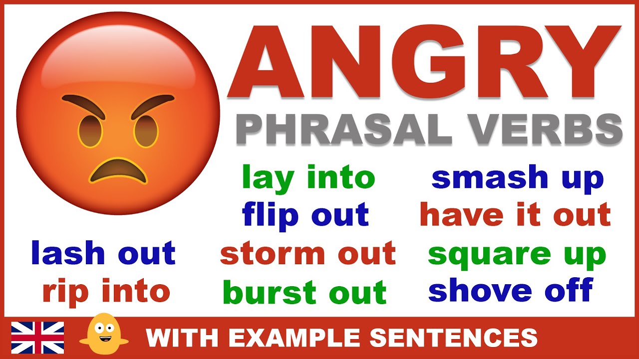 16 ANGRY Phrasal Verbs in English with Meanings and Example Sentences ...
