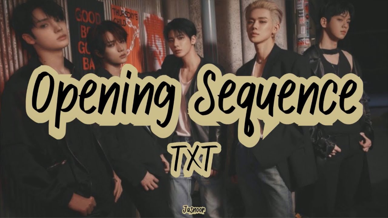 TXT Opening Sequence (Full Length Edition) - English Lyrics (Thursday's Child) - YouTube