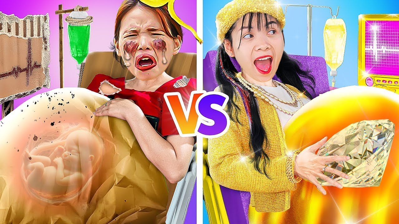 Rich Mom VS Poor Mom - Hilarious Baby Doll Family Stories You Can't ...