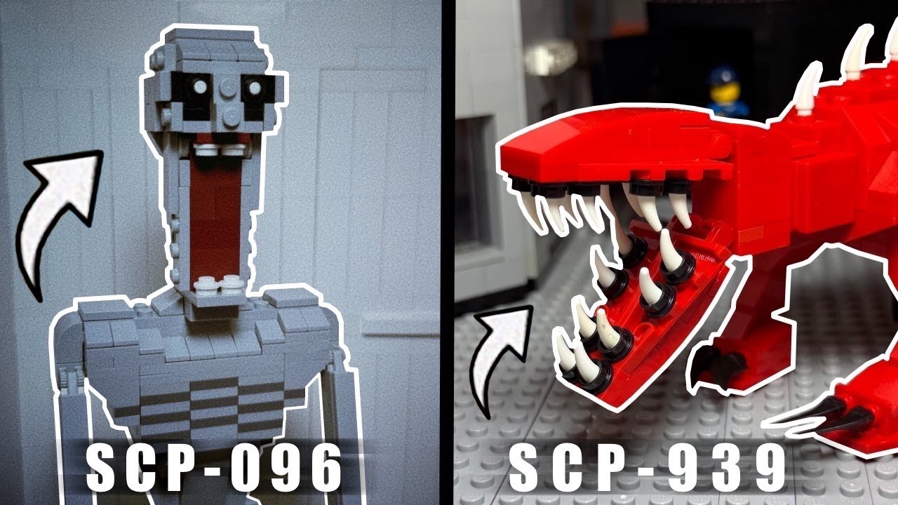 I Made LEGO SCP-096 & creatures - YouTube