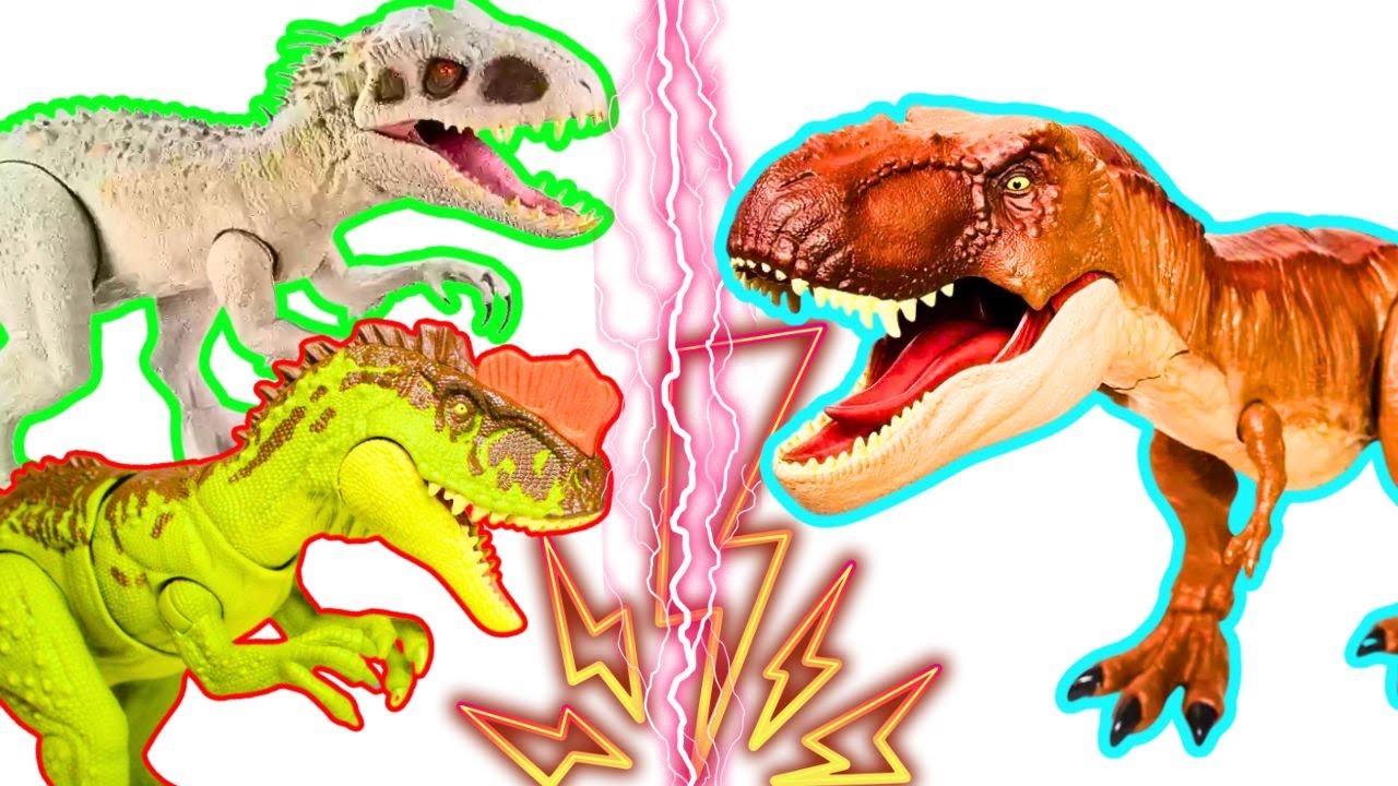 ULTIMATE Jurassic World: Megaraptor, Indoraptor, Yangchuanosaurus ...