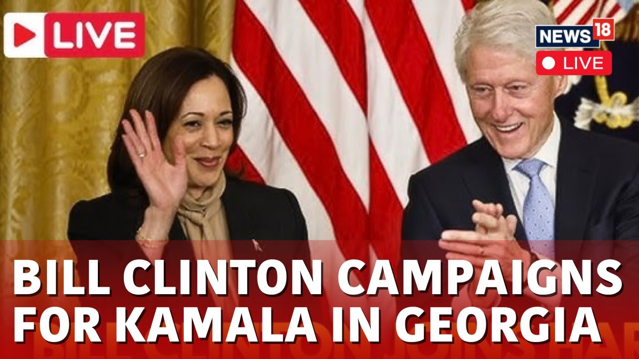 LIVE: Bill Clinton Joins Kamala Harris Campaign For Key State Tour ...