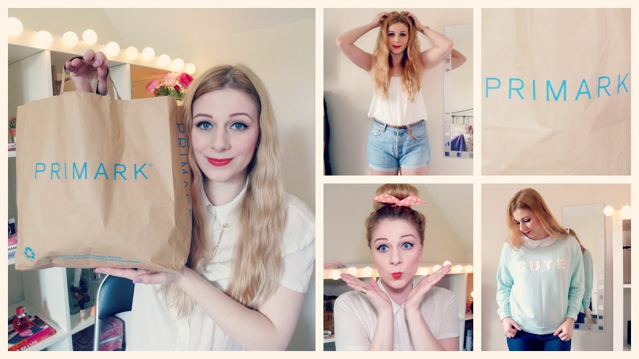 Primark Haul & Try Ons - April 2014 | Sofairisshe - YouTube