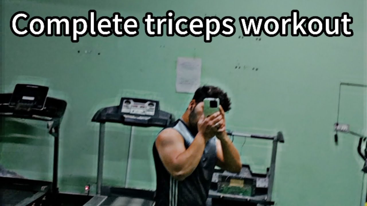 Complete triceps workout for huge arms💪 - YouTube