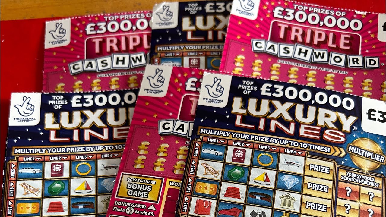 £18 of luxury lines and triple cashword - YouTube