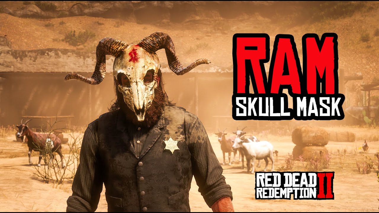 RDR2 - Legendary Ram Skull Mask | Red Dead Redemption 2 - YouTube