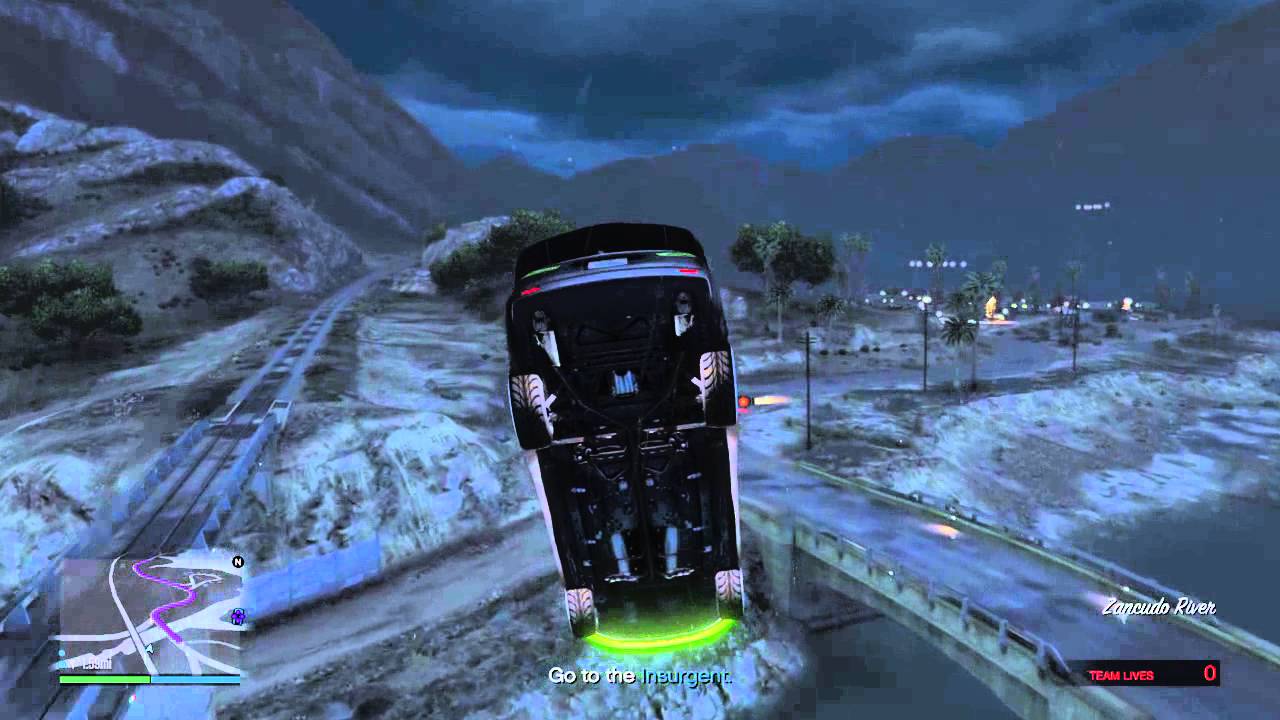 GTA v Online - CRAZY FRONT FLIP !! - YouTube