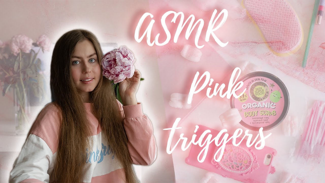 [ASMR] Pink Triggers🌷 for your sleep💤 - YouTube